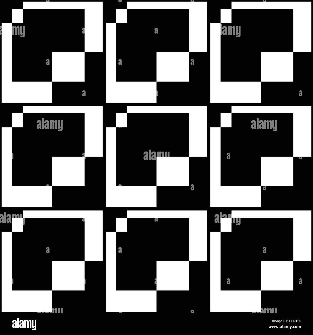 Block print patterns Black and White Stock Photos & Images - Alamy