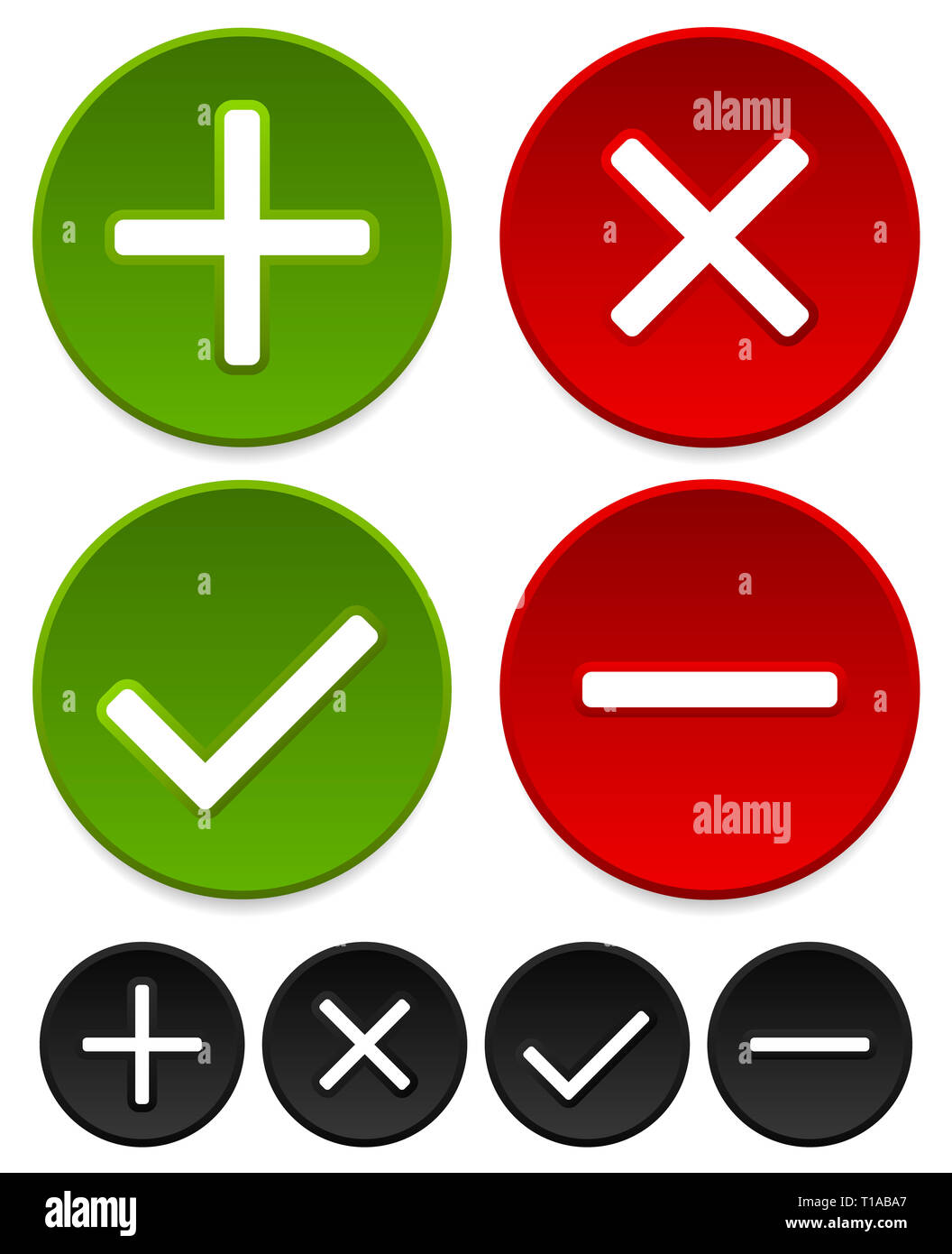 Checkmark graphics Cut Out Stock Images & Pictures - Alamy