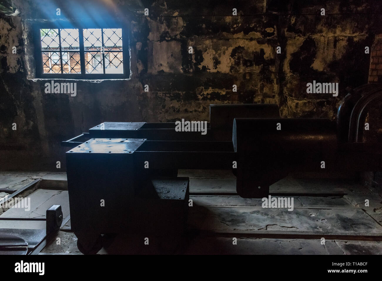 Auschwitz ii birkenau crematorium hi-res stock photography and images ...