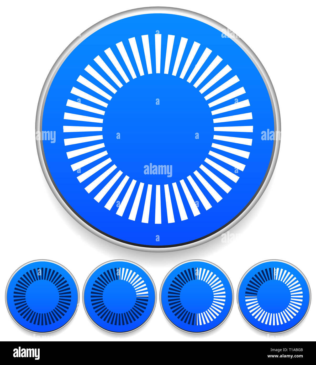 Circular preloader, buffer symbol or general circle emblem, circle ...