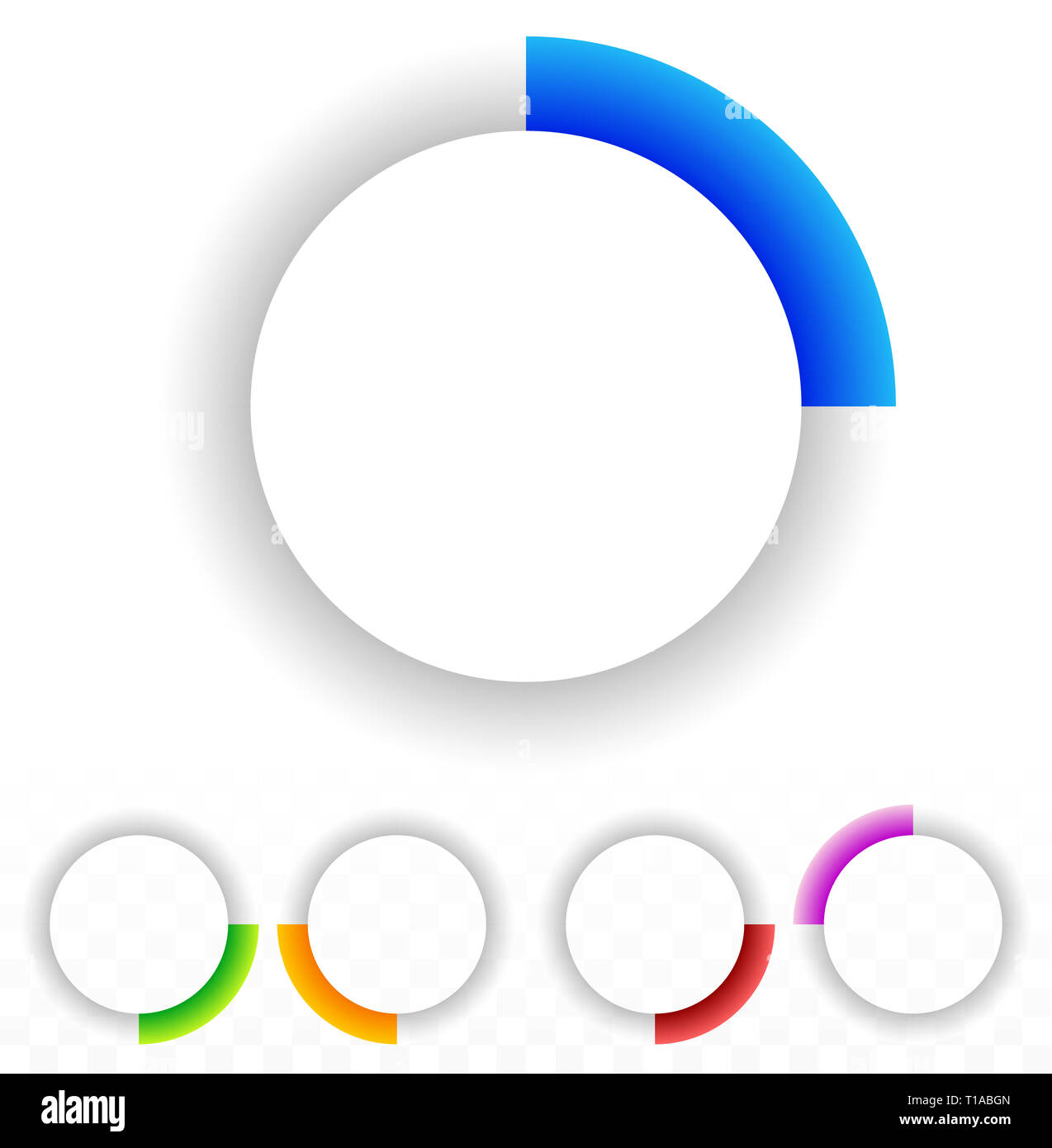 Circular preloader, buffer symbol or general circle emblem, circle ...