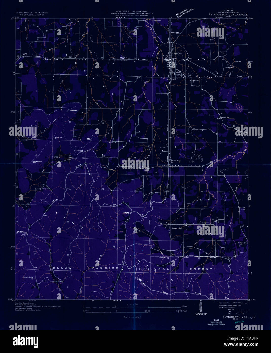 Map of moulton hi-res stock photography and images - Alamy