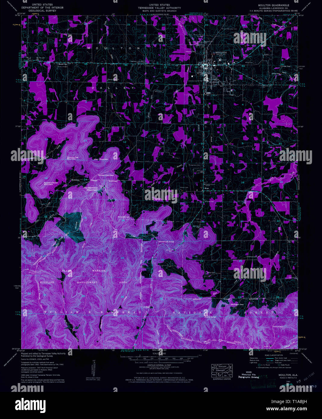 Map of moulton hi-res stock photography and images - Alamy