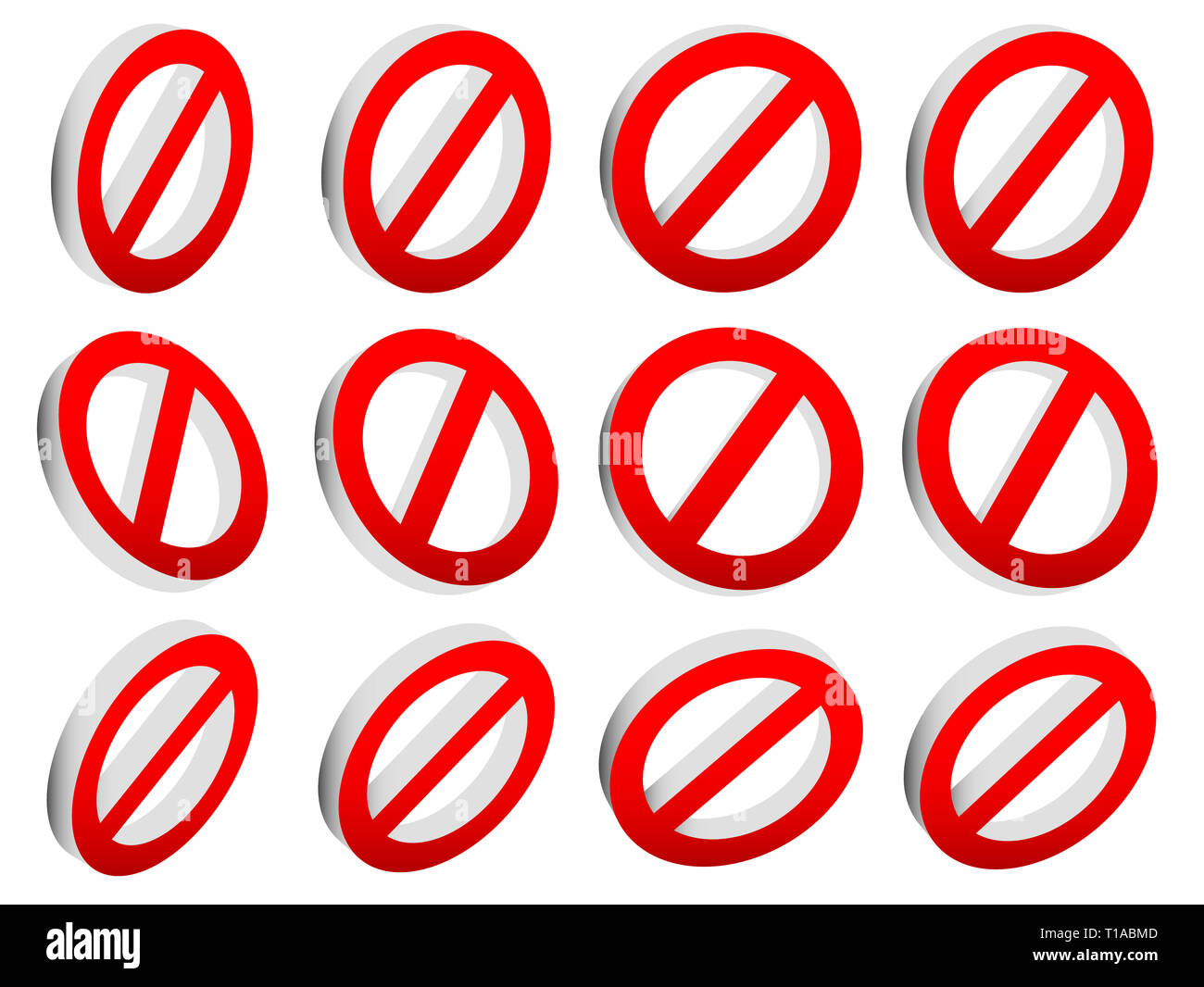 No unauthorized access sign Cut Out Stock Images & Pictures - Alamy