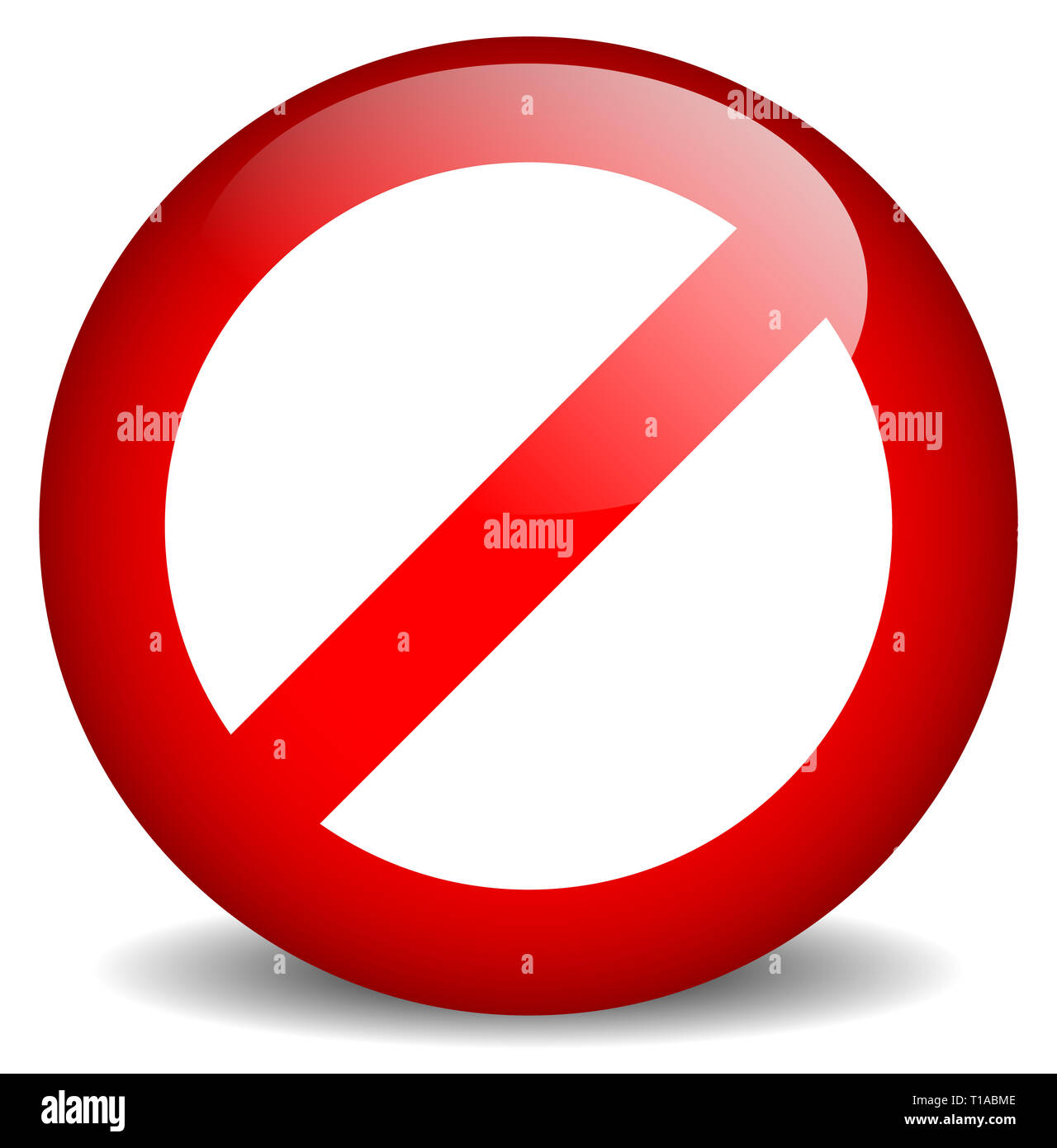 No unauthorized access sign Cut Out Stock Images & Pictures - Alamy