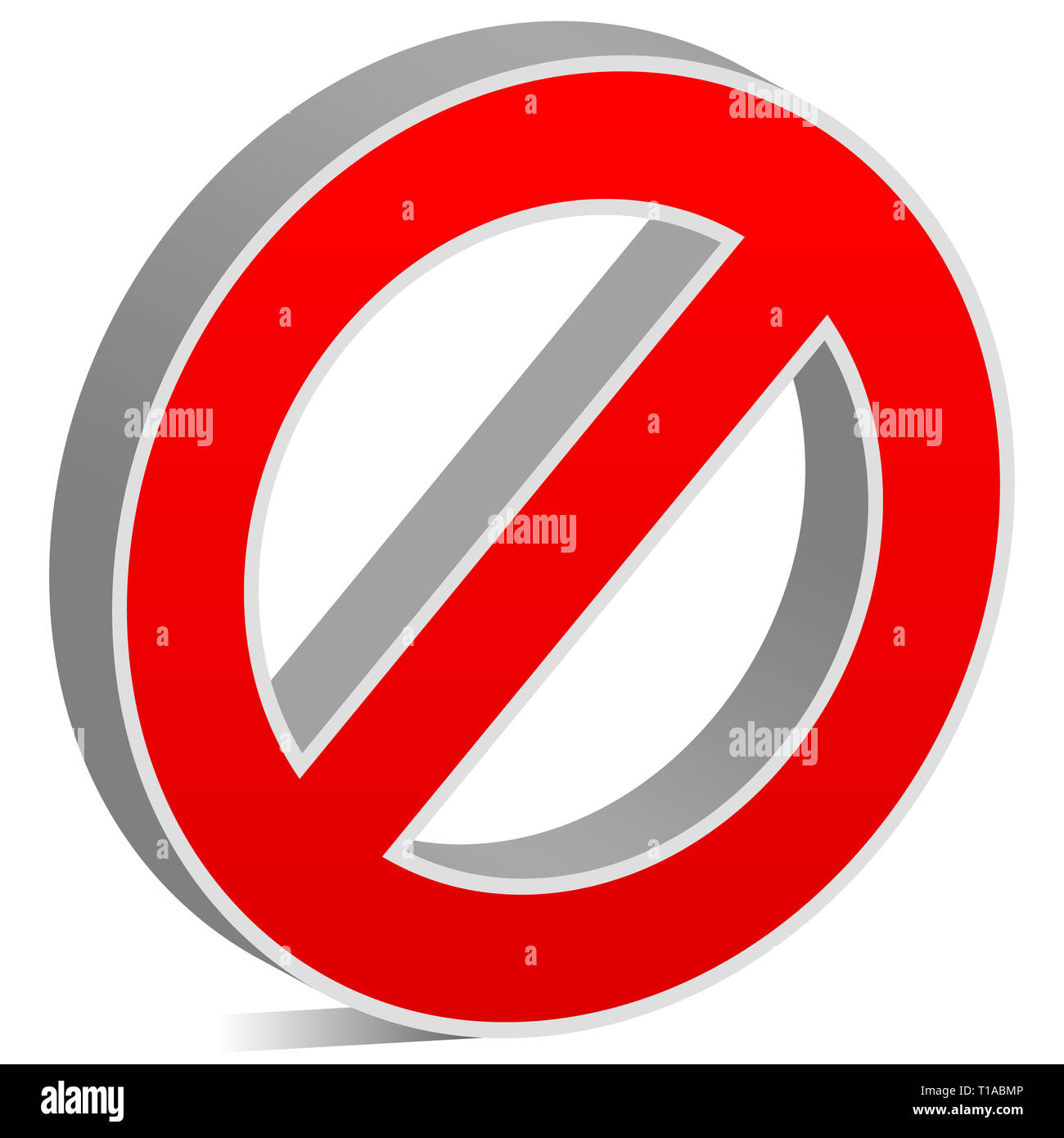 Prohibition, restriction, no entry sign. For no access, prevention ...