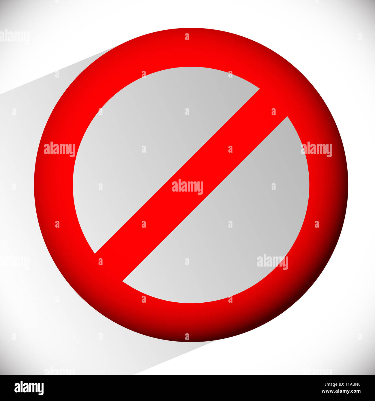 Prohibition, restriction, no entry sign. For no access, prevention ...