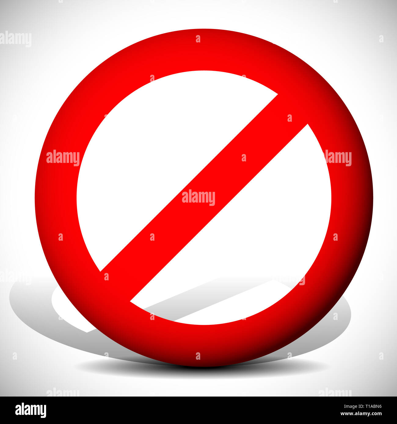Prohibition, restriction, no entry sign. For no access, prevention ...