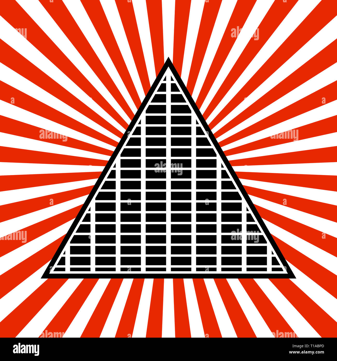 Eps 10 Vector Illustration of Symbolic Pyramid Graphics Stock Photo - Alamy
