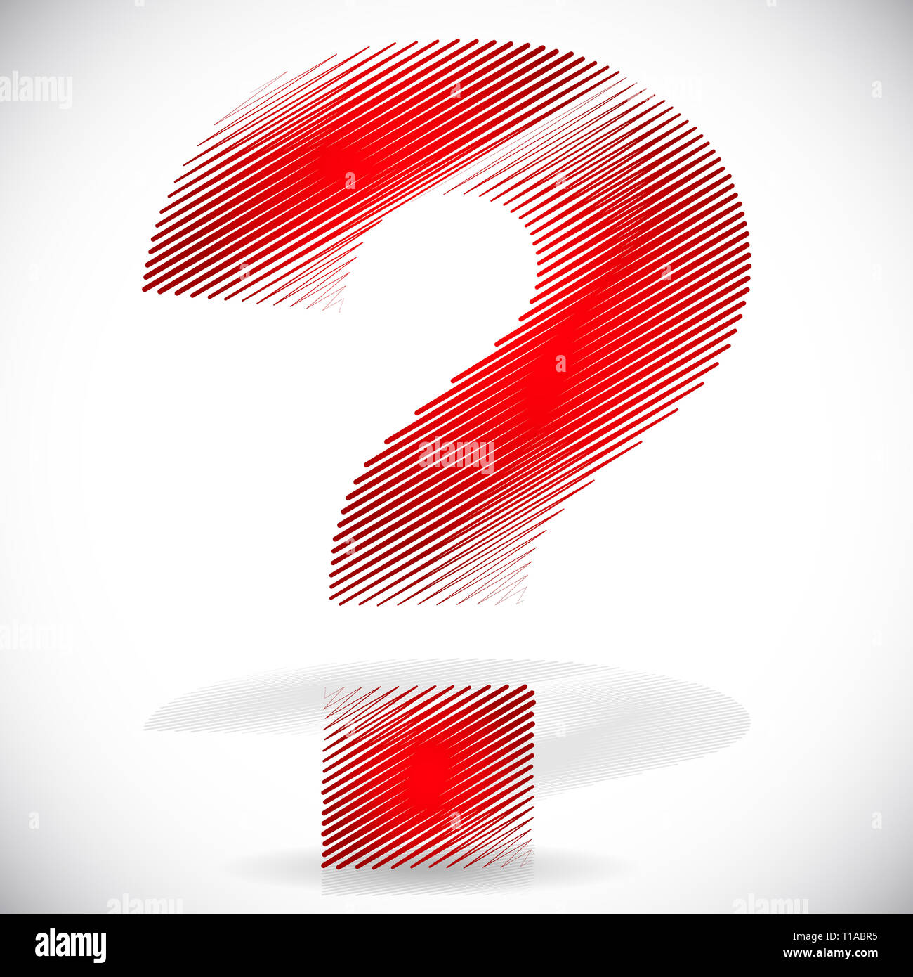 3D red question mark graphics for related concepts. Problem solving ...