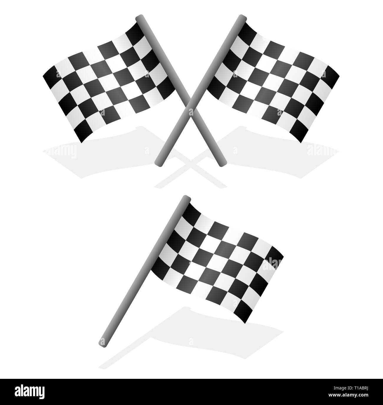 Cross start line Black and White Stock Photos & Images - Alamy