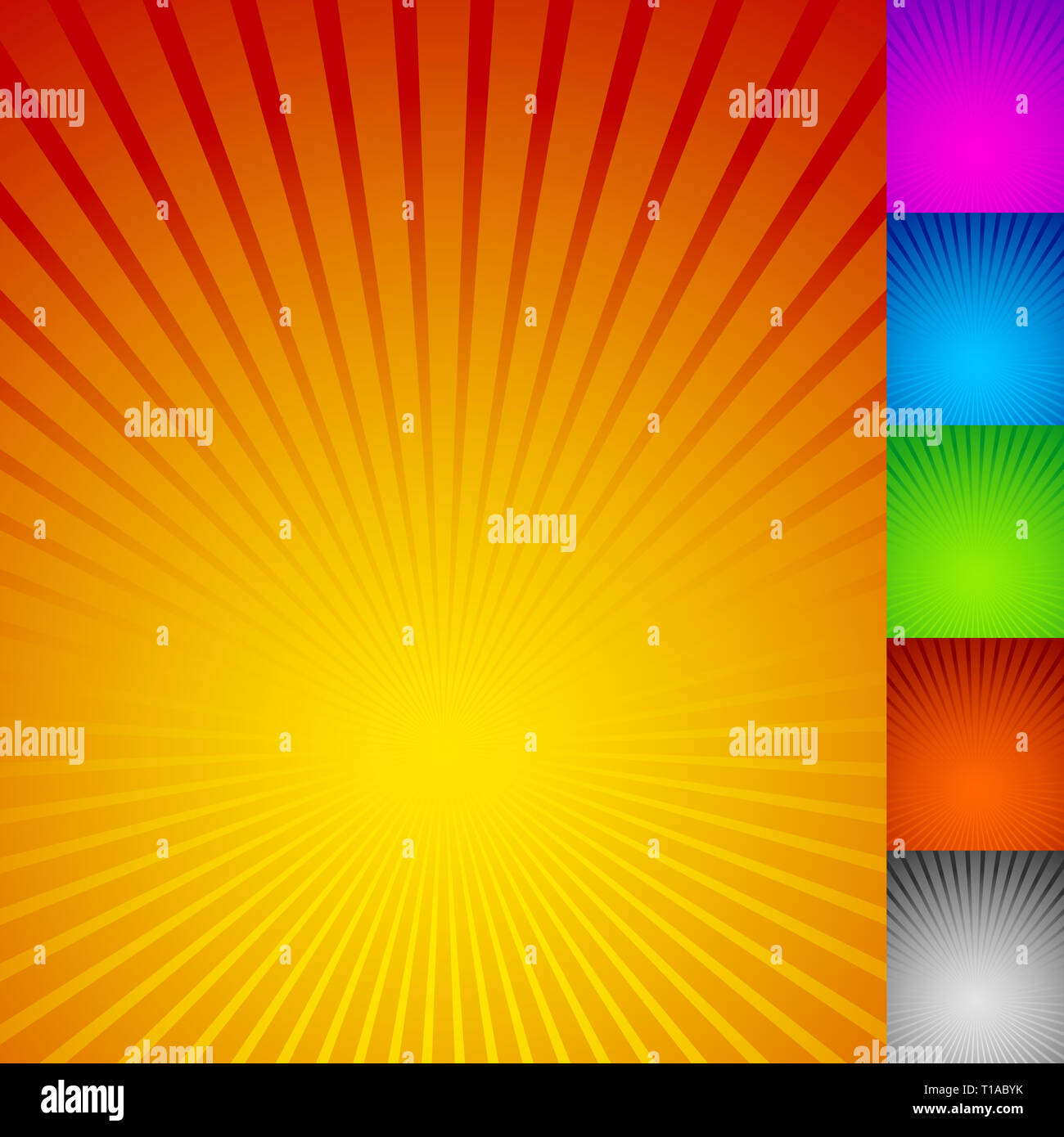 Radiating, converging lines, rays background. Known as starburst ...