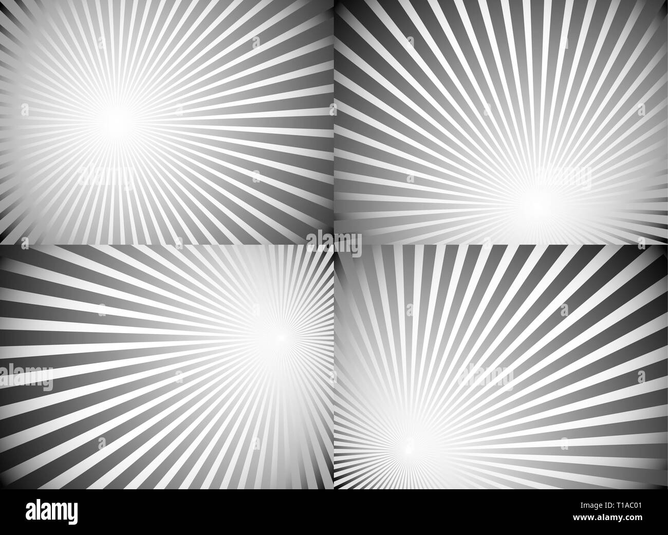 Radiating, converging lines, rays background. Known as starburst ...