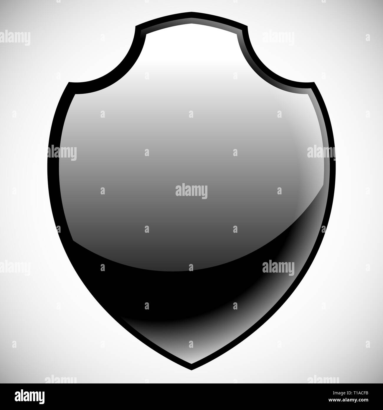 Vector shield shapes. Editable illustration. Eps 10 Stock Photo - Alamy