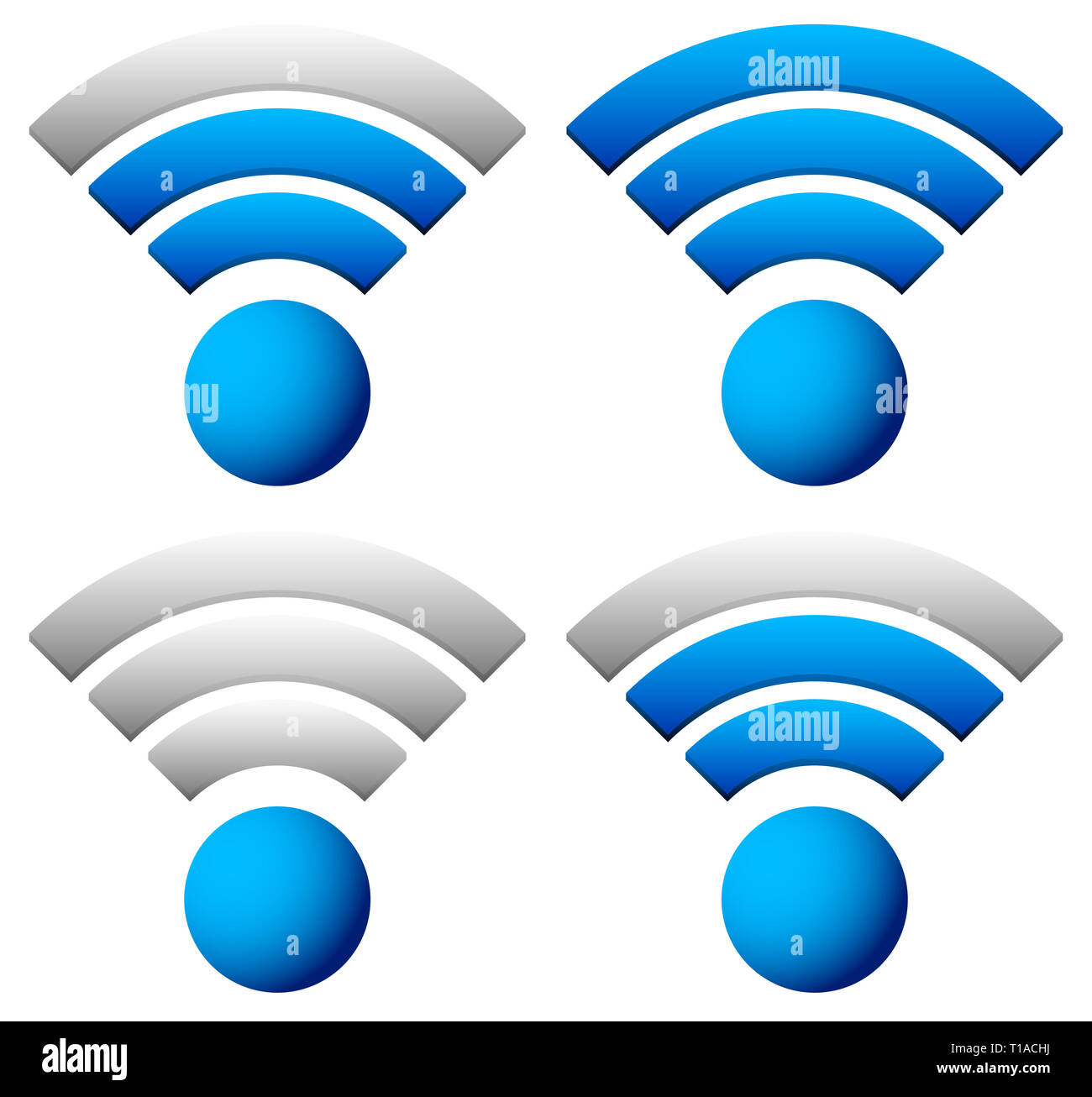 Signal graphics for wireless technology, transmitting concepts Stock ...