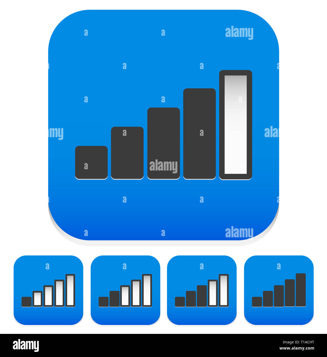 signal strength indicator or general level indicator. gauge, rating ...