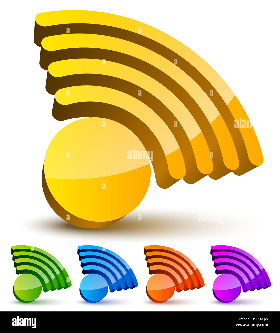 Signal graphics for wireless technology, transmitting concepts Stock ...