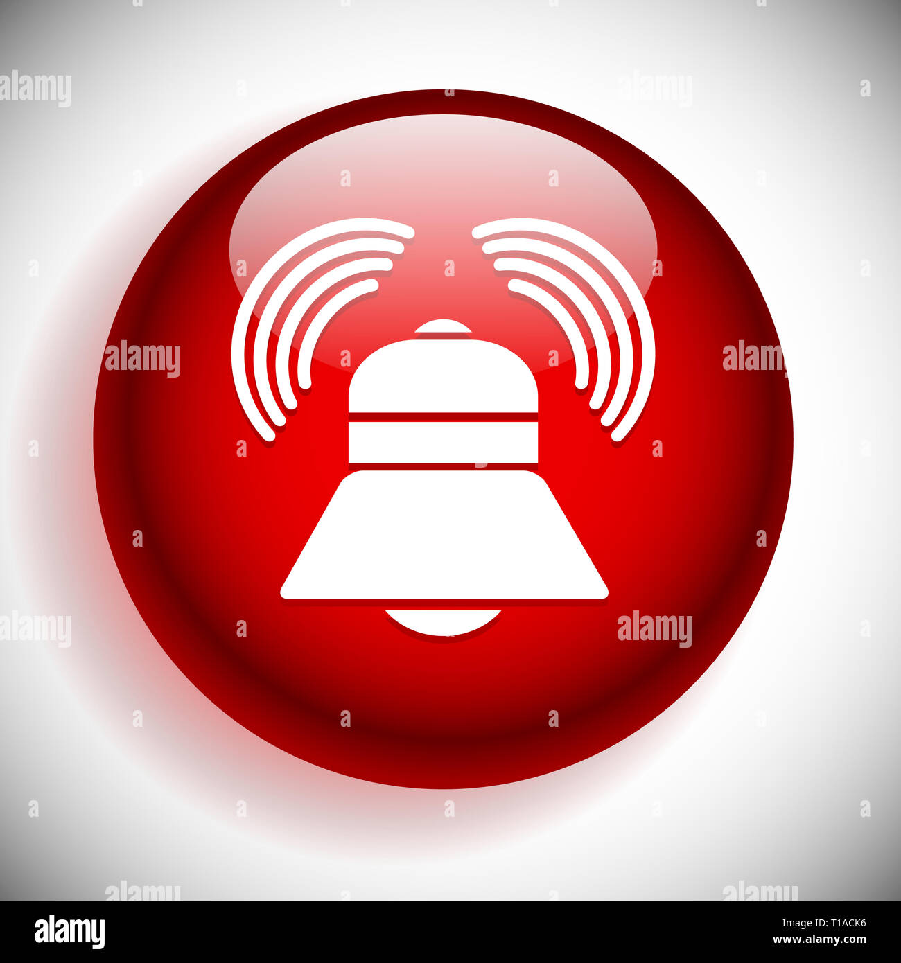 Speaker icon for volume, loudness or alarm concepts. Vector ...