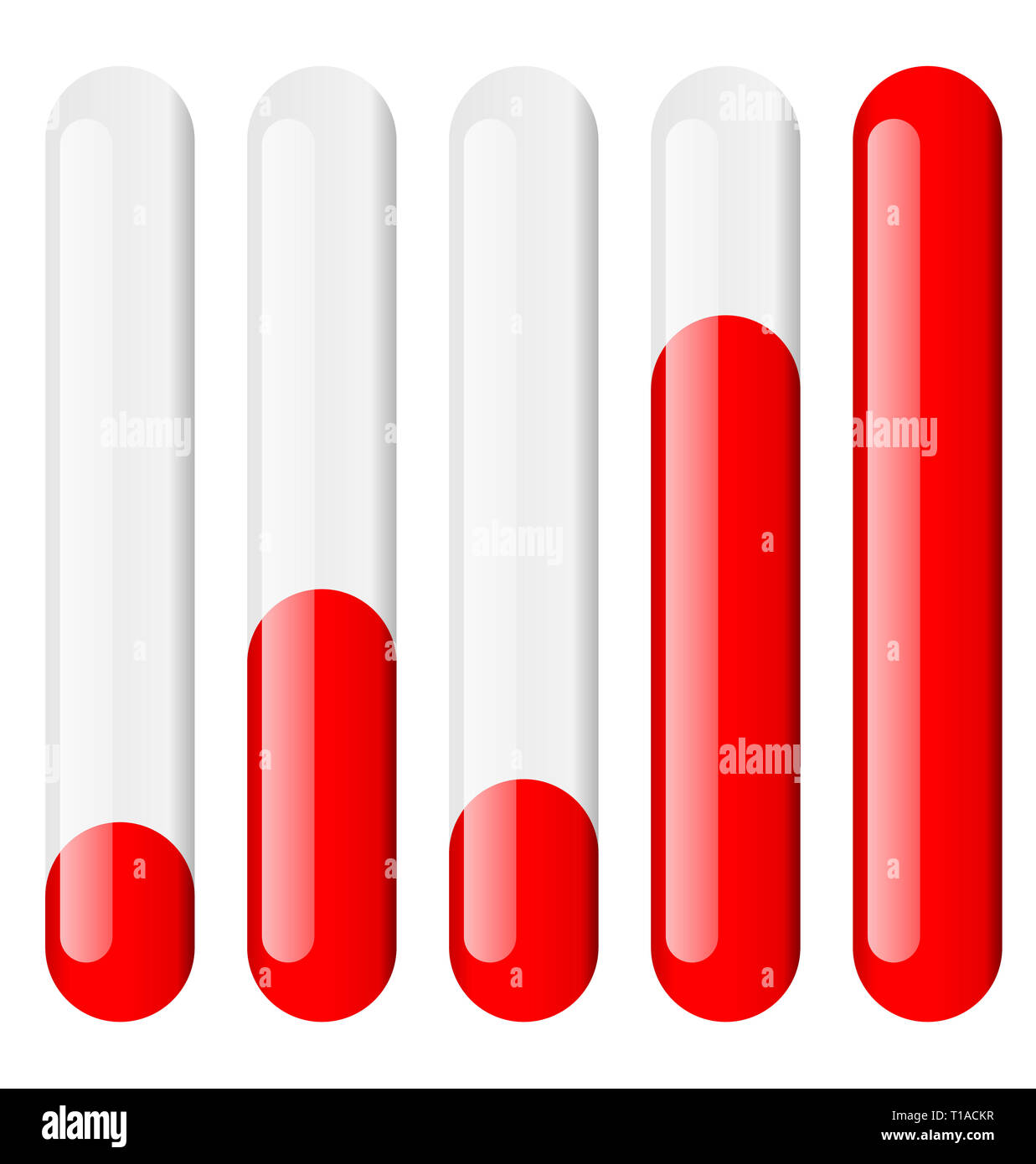 Vertical progress level indicator hi-res stock photography and images ...