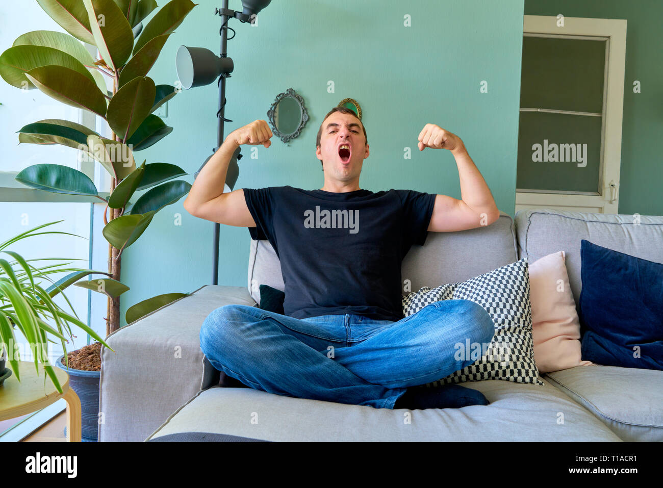 Light screaming position hi-res stock photography and images - Alamy