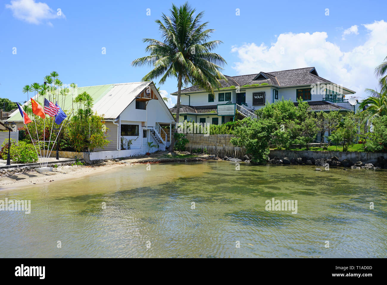 Vaitape village hi-res stock photography and images - Alamy
