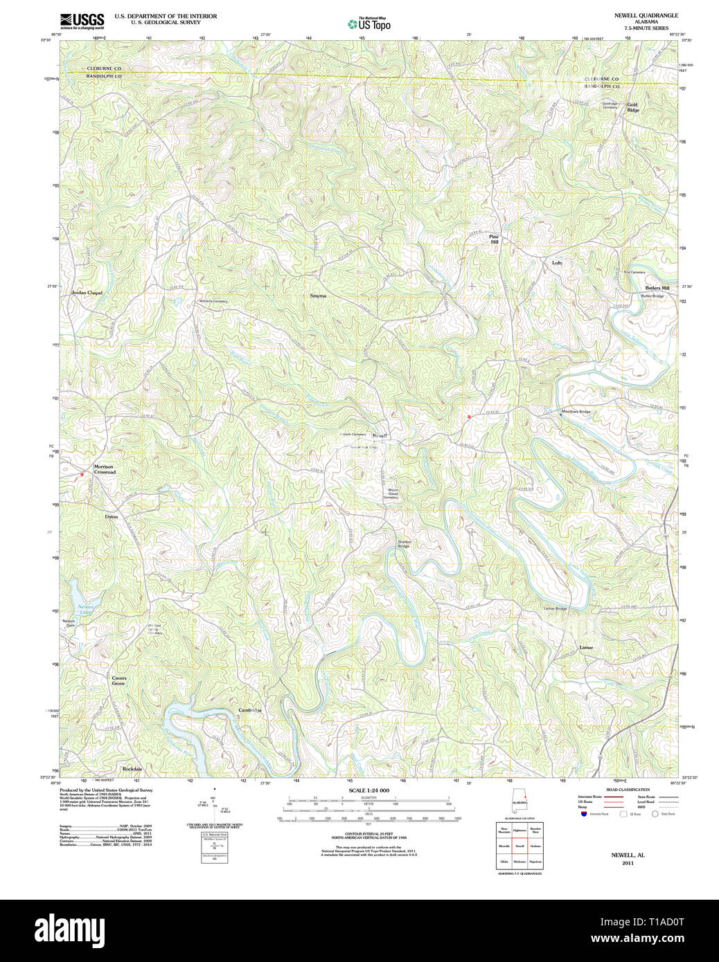 Map of newell hi-res stock photography and images - Alamy