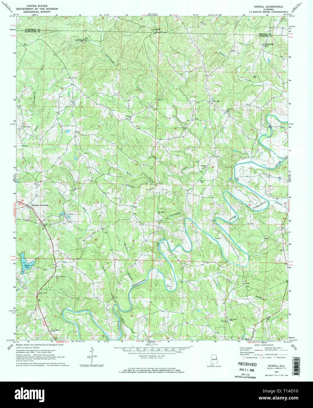 Map of newell hi-res stock photography and images - Alamy