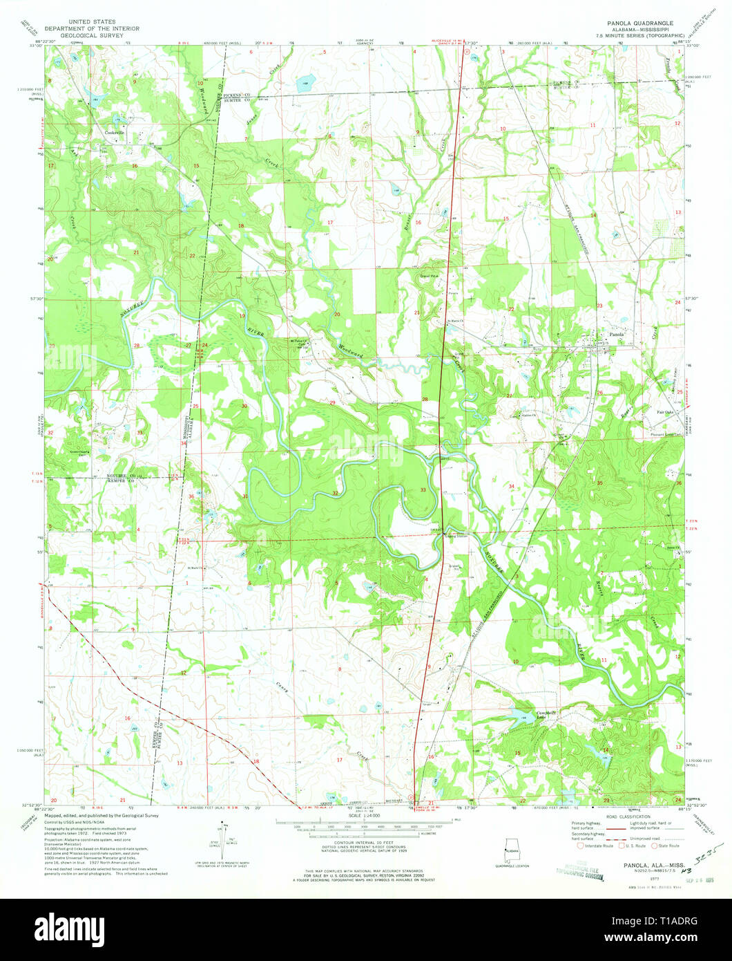 Panola map hi-res stock photography and images - Alamy