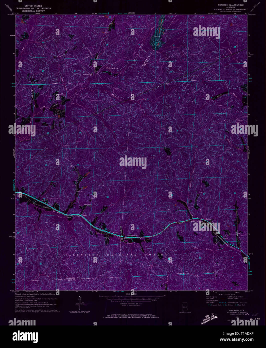 Pearson map hi-res stock photography and images - Alamy