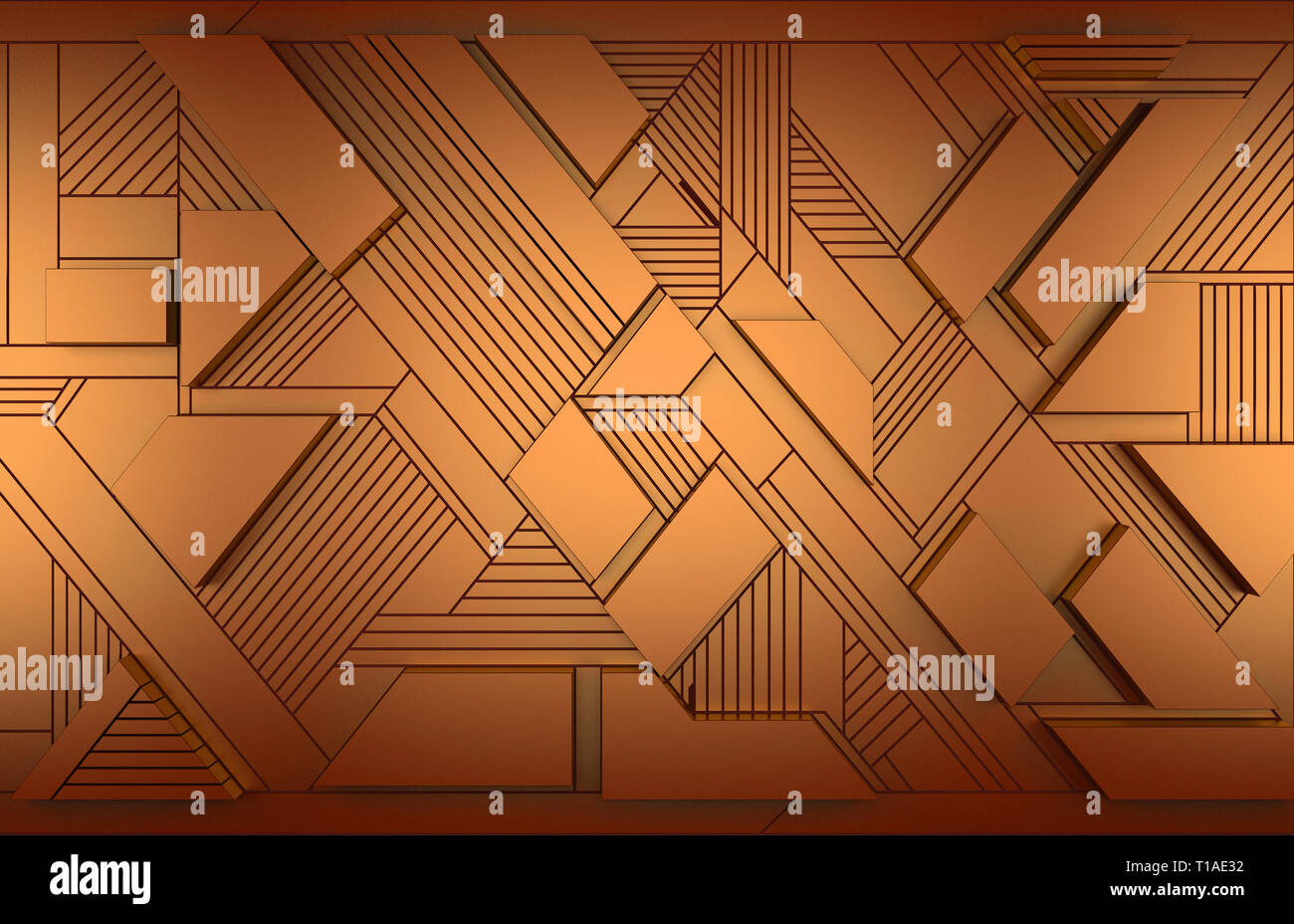 3D abstract background (extruded wall Stock Photo - Alamy