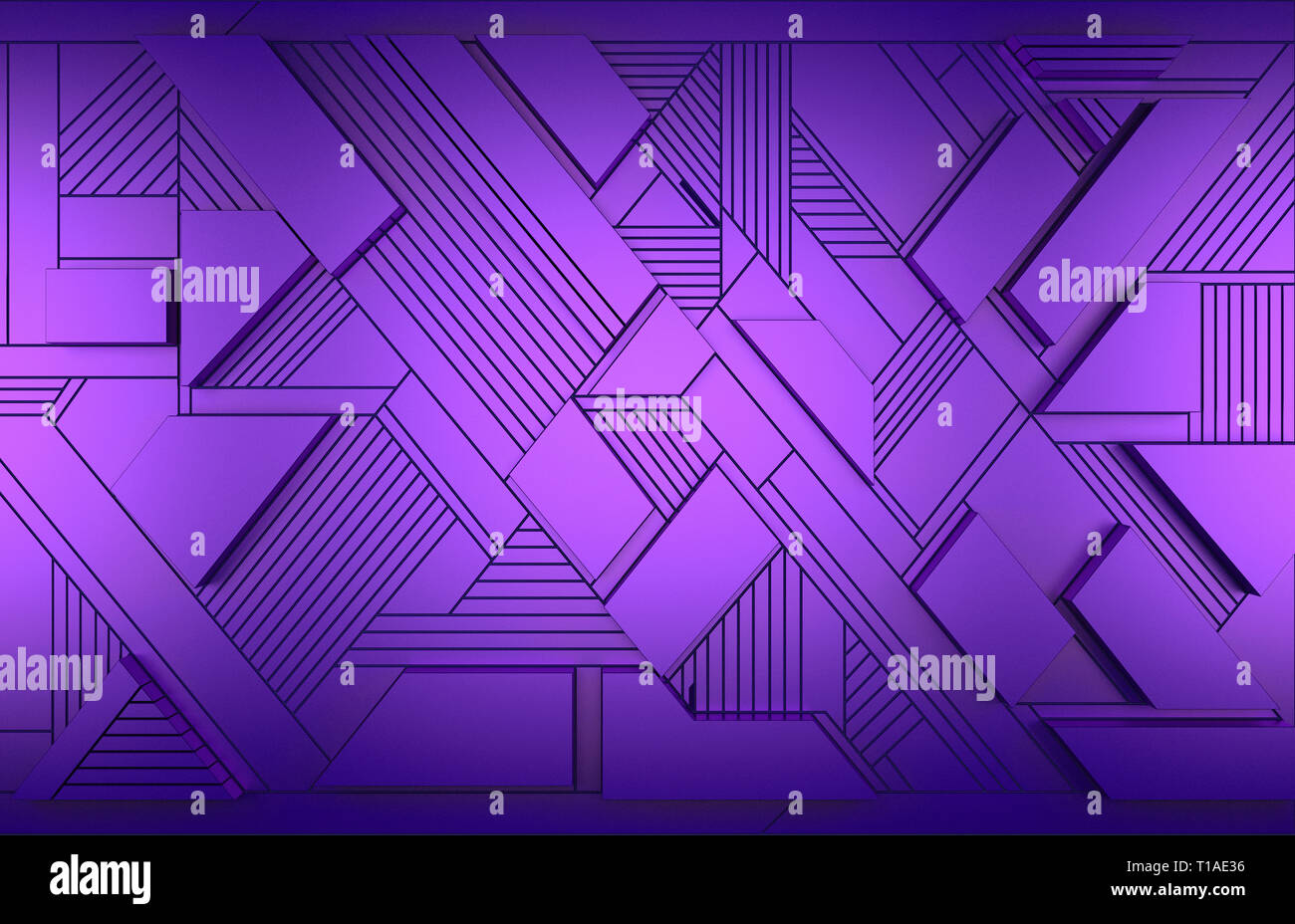 3D abstract background (extruded wall Stock Photo - Alamy