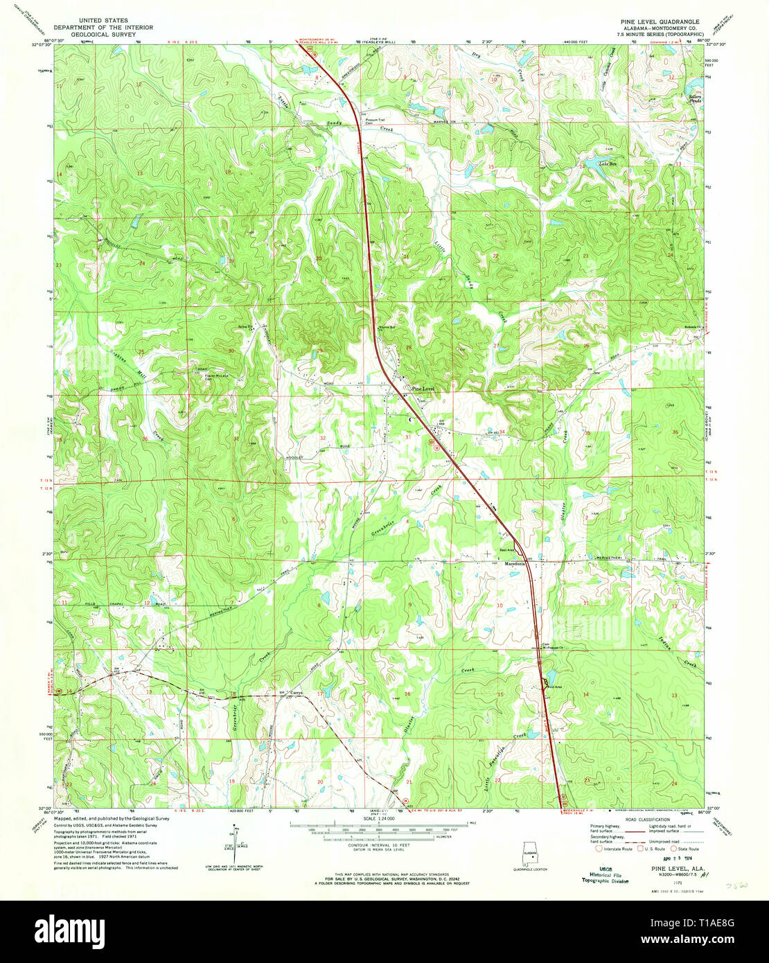 Pine level, alabama hi-res stock photography and images - Alamy