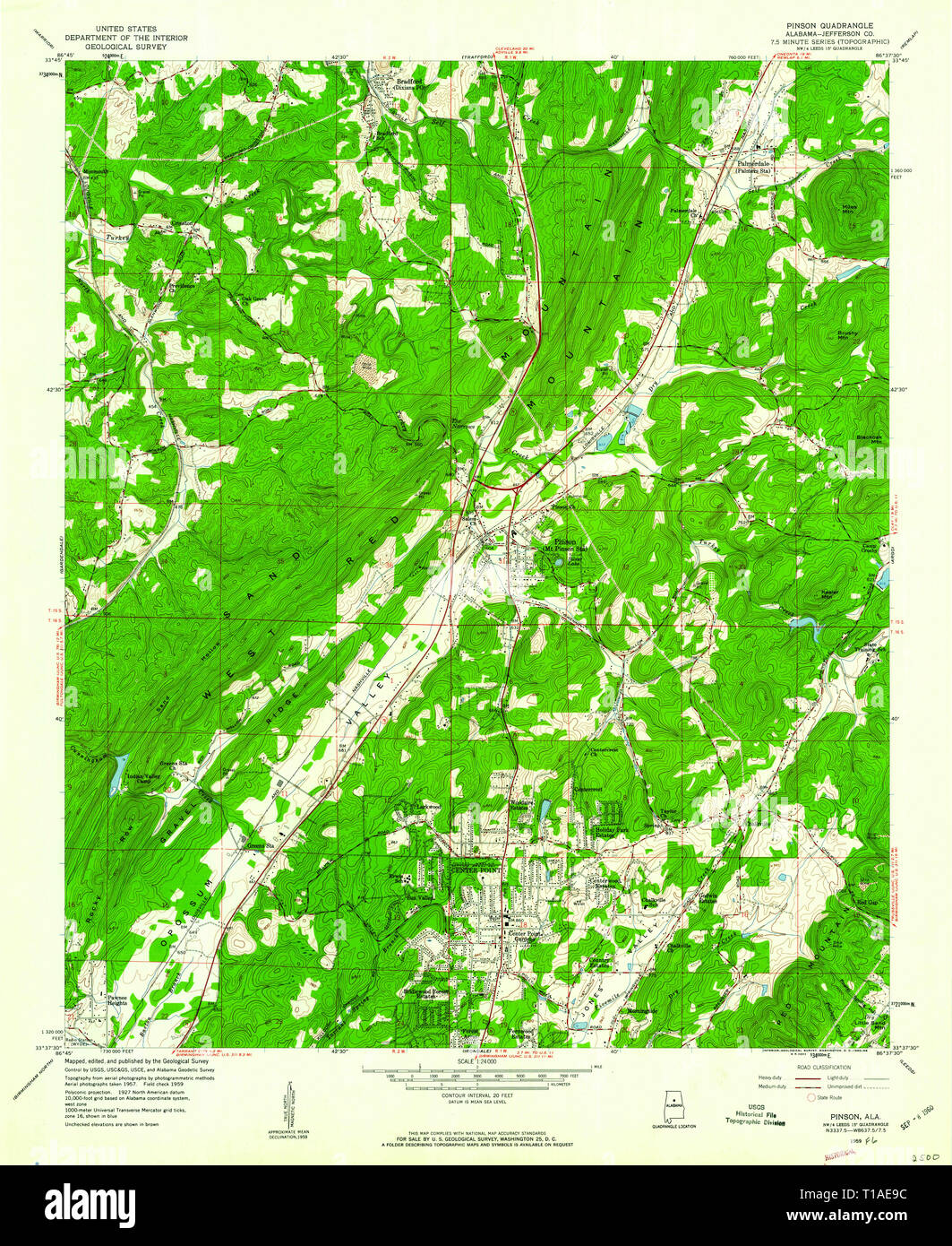 Map of pinson hi-res stock photography and images - Alamy