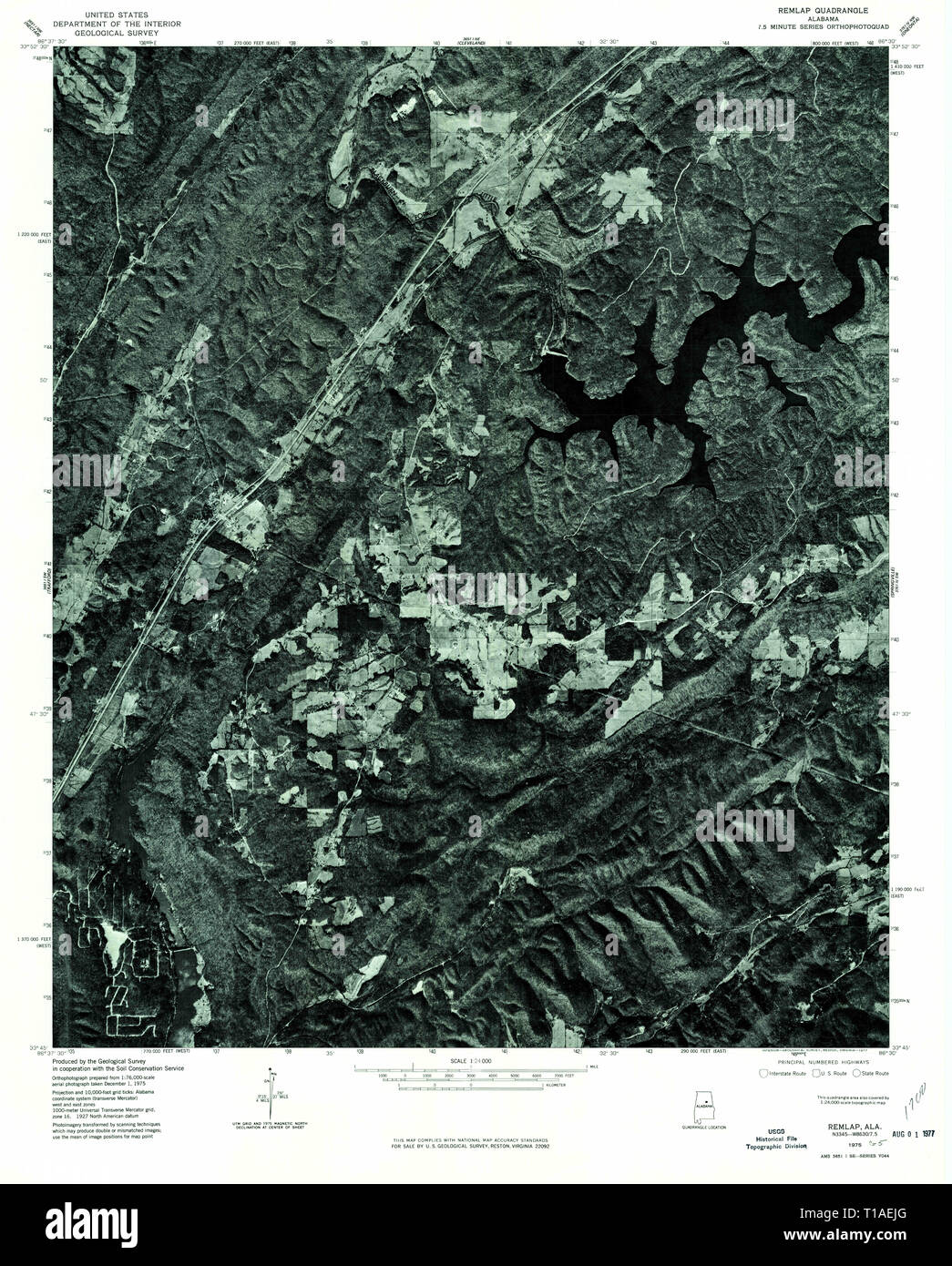 1975 united states map hi-res stock photography and images - Alamy