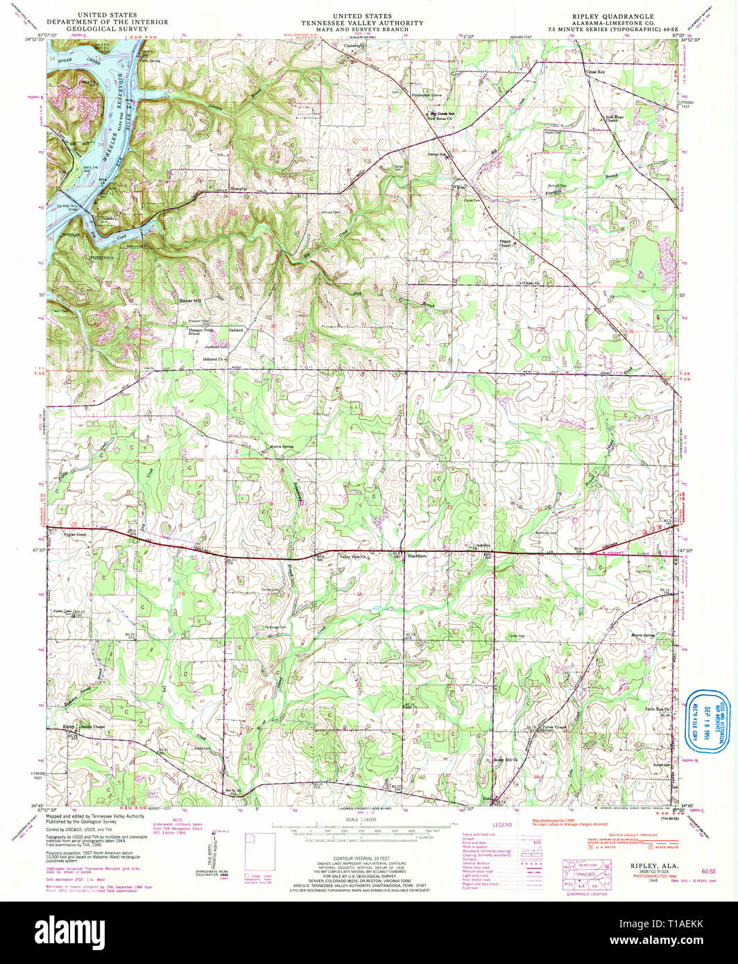 Map of ripley hi-res stock photography and images - Alamy