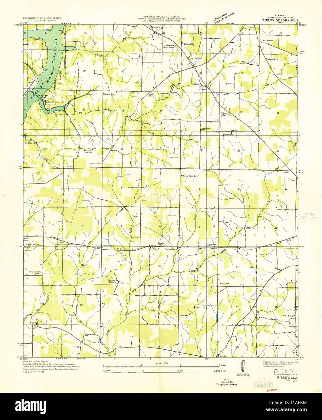 Map of ripley hi-res stock photography and images - Alamy