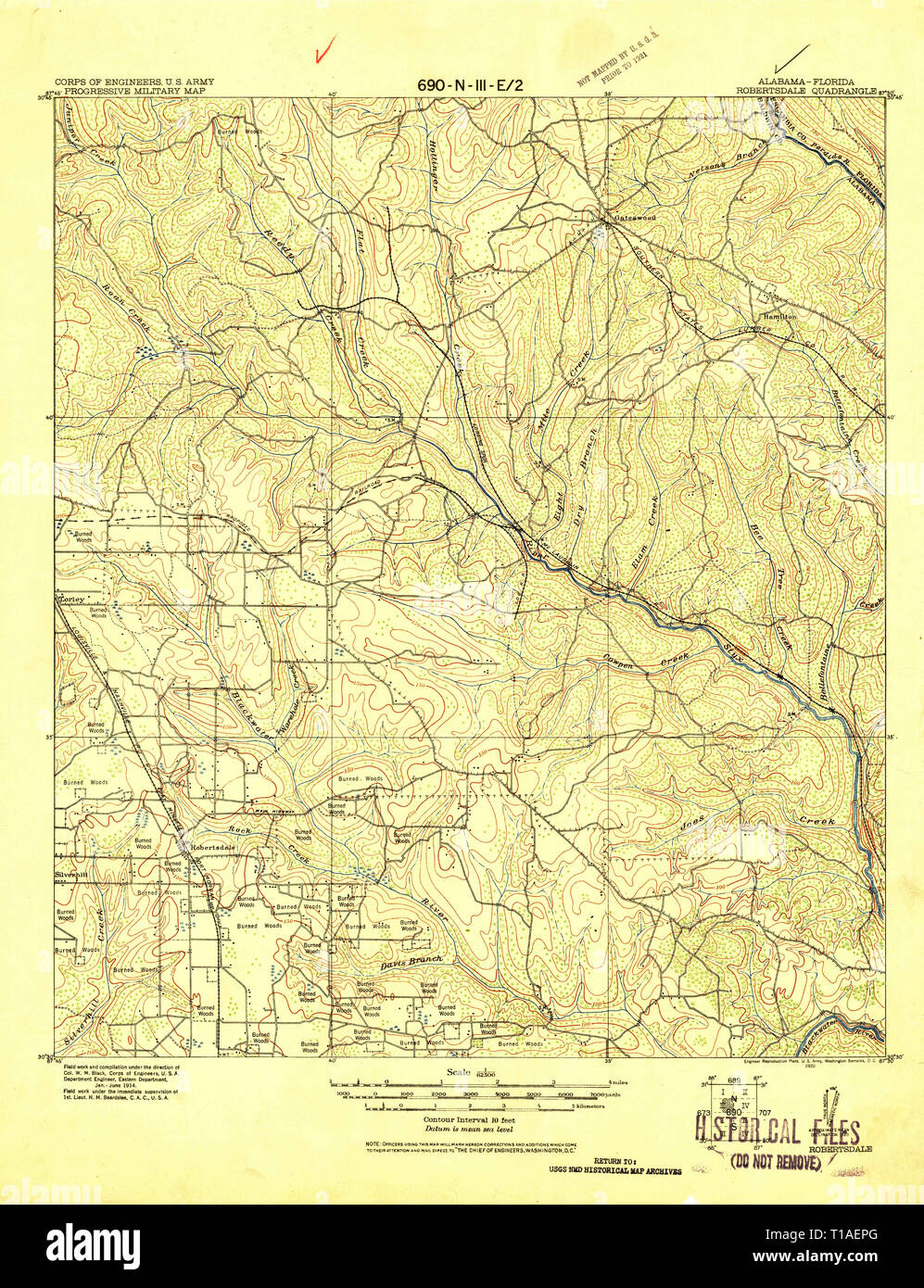 Map of alabama 1920 hi-res stock photography and images - Alamy
