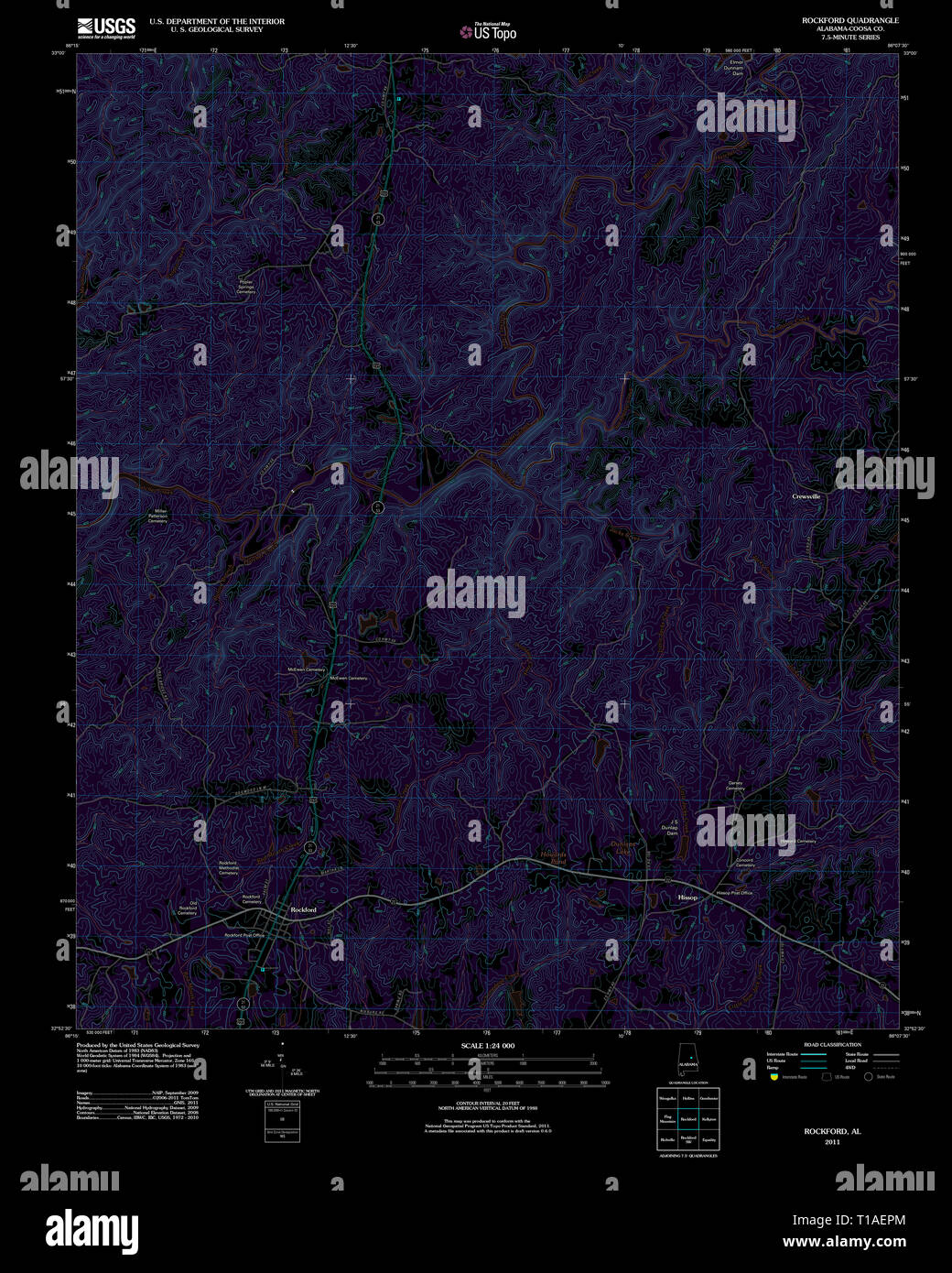 Map of rockford hi-res stock photography and images - Alamy