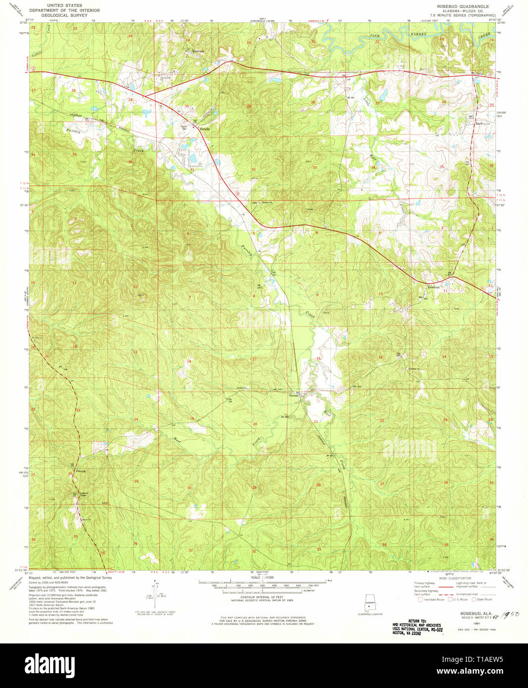 Map of rosebud hi-res stock photography and images - Alamy