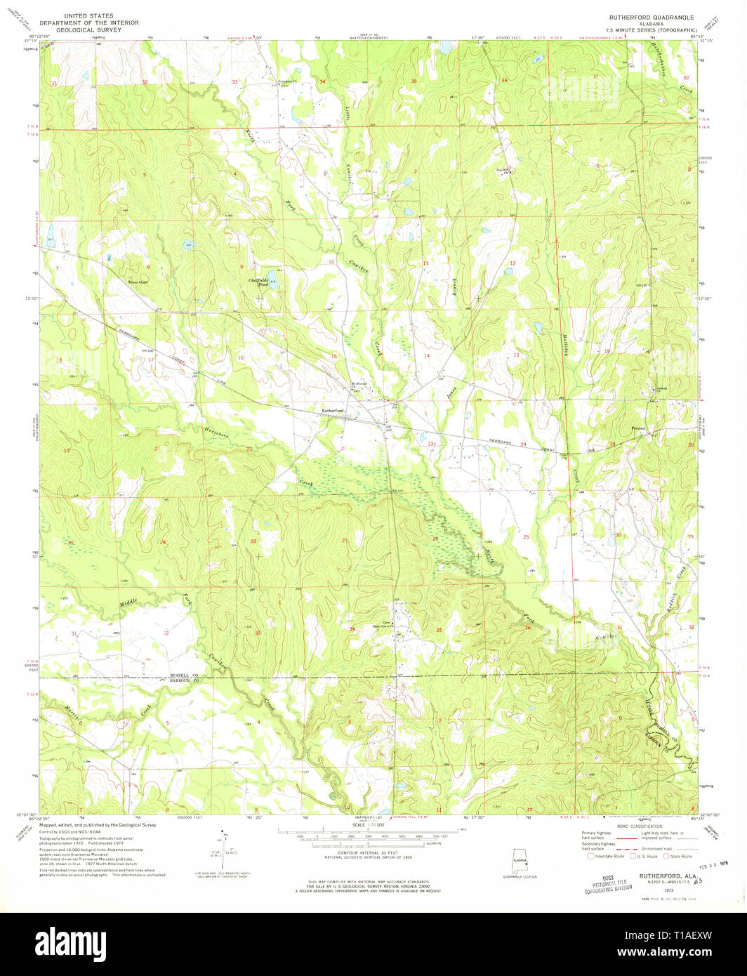 1973 Map High Resolution Stock Photography and Images - Alamy