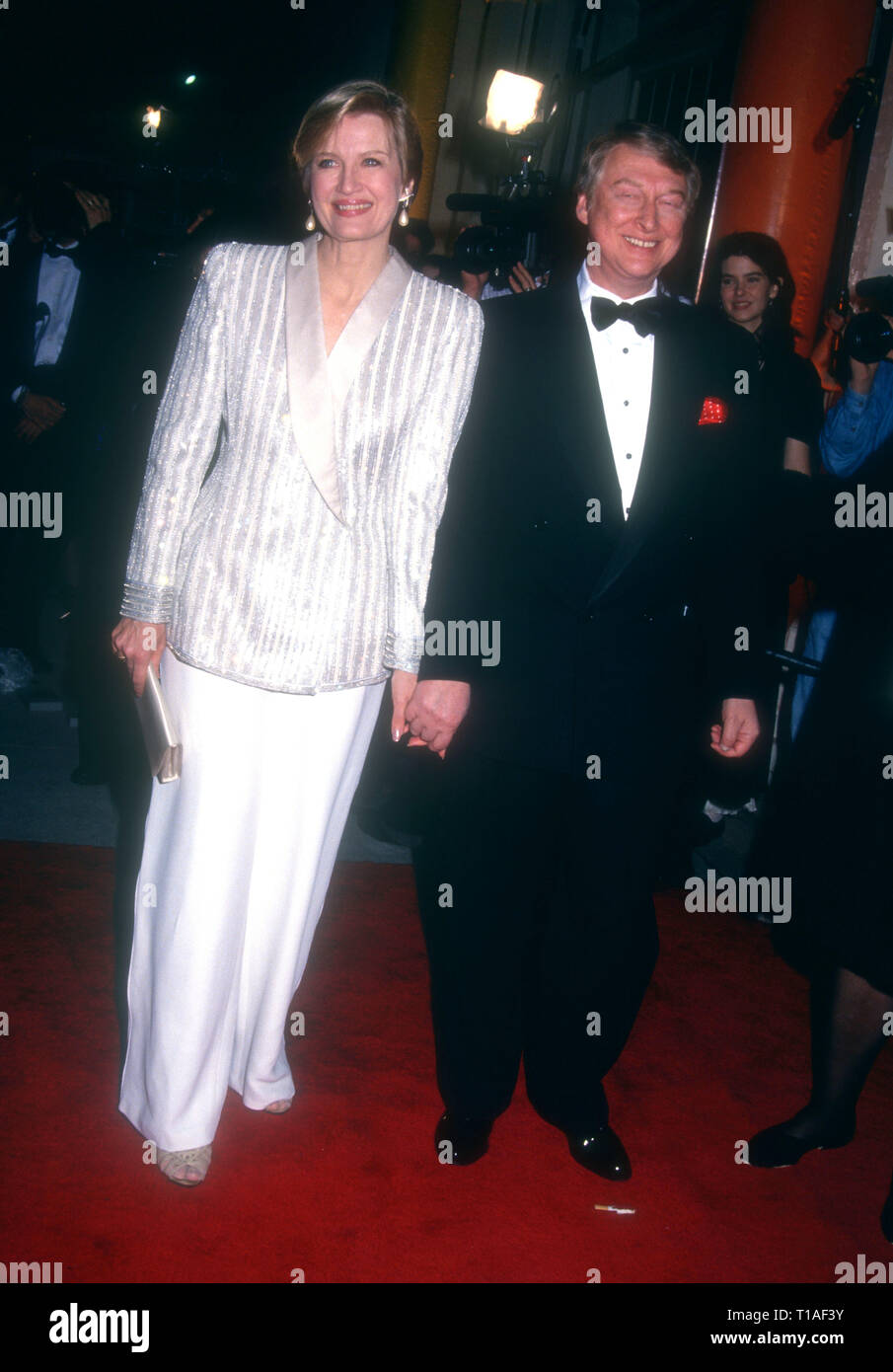 LOS ANGELES, CA - MARCH 6: Journalist Diane Sawyer and director Mike ...