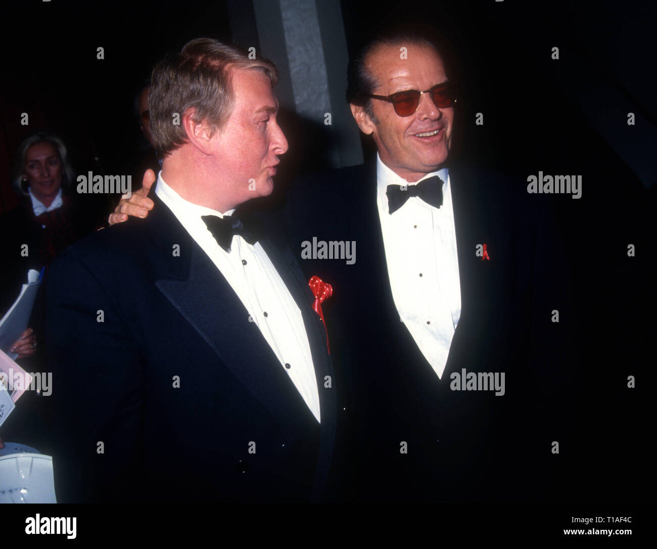 LOS ANGELES, CA - MARCH 6: (L-R) Director Mike Nichols and actor Jack ...