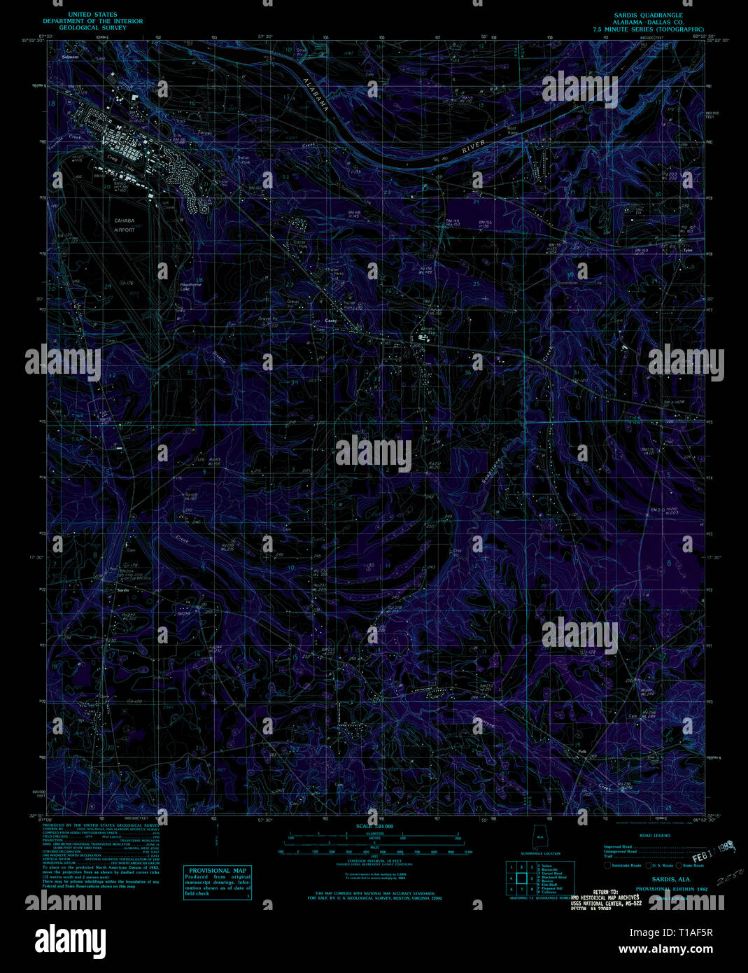 Map of sardis hi-res stock photography and images - Alamy
