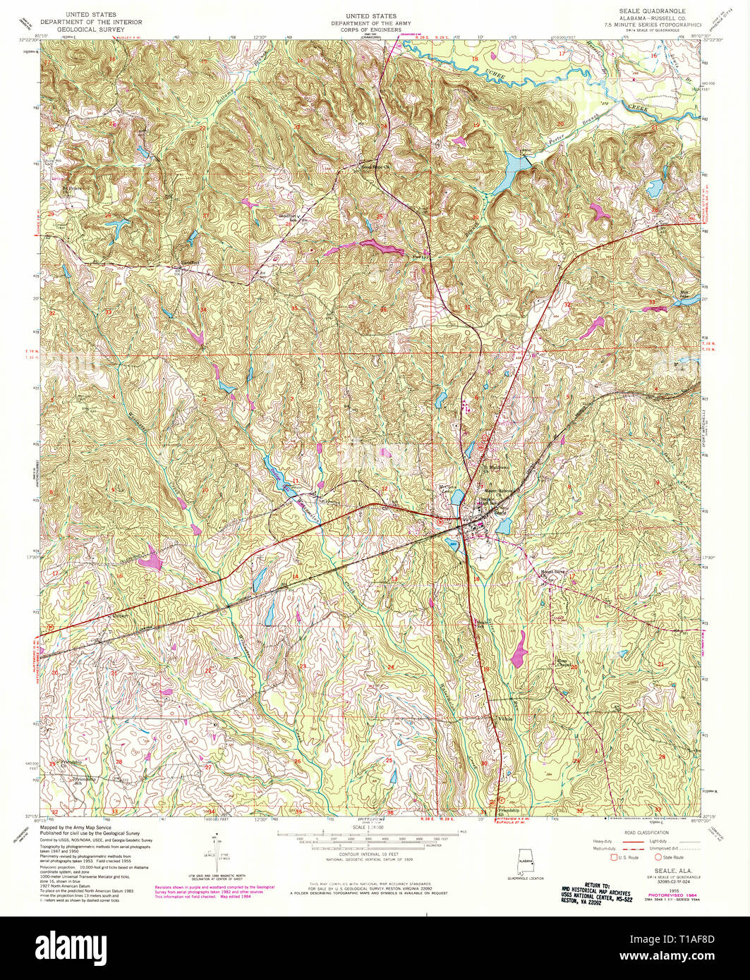 Seale map hi-res stock photography and images - Alamy