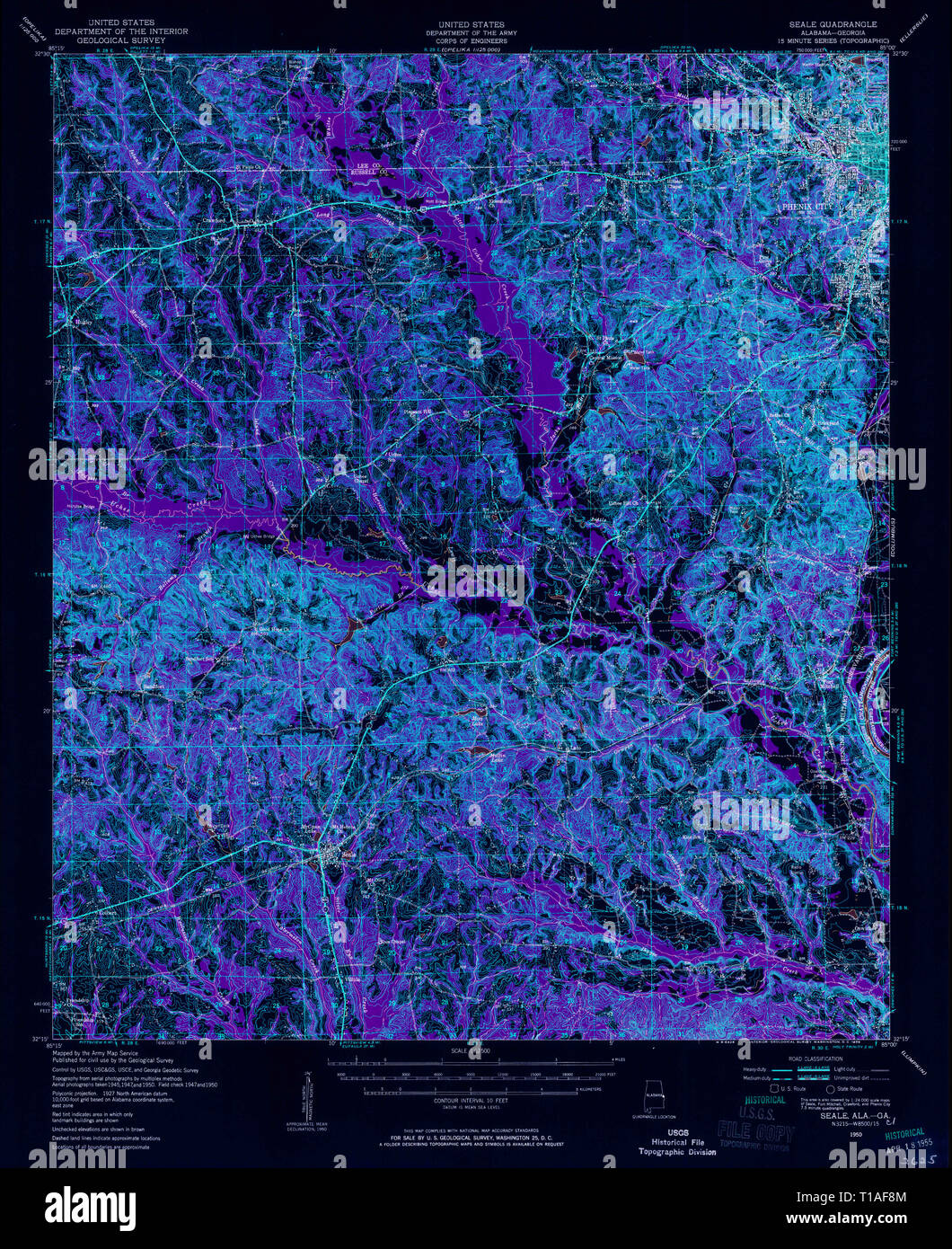 Seale map hi-res stock photography and images - Alamy