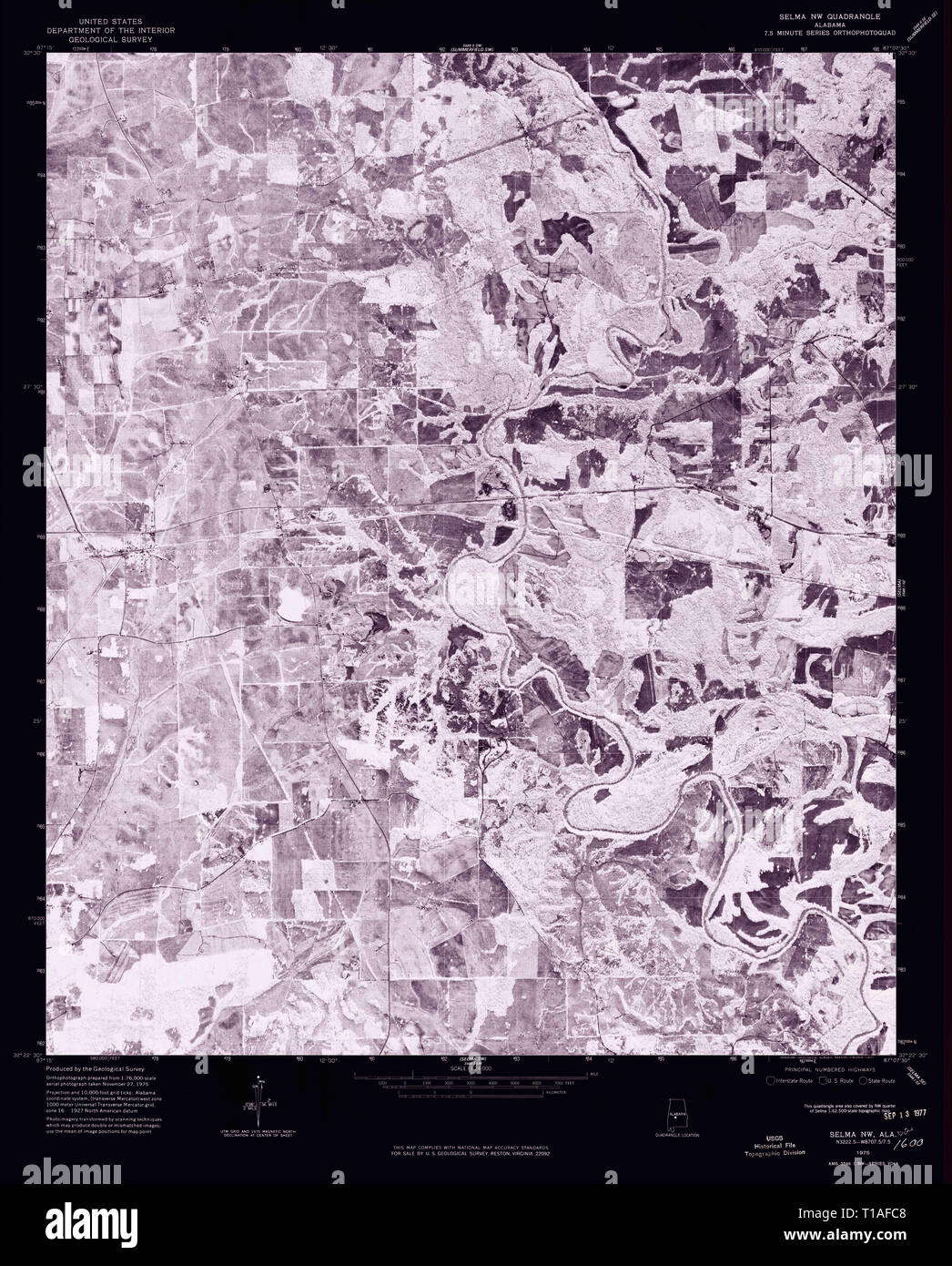 Selma alabama map hi-res stock photography and images - Alamy