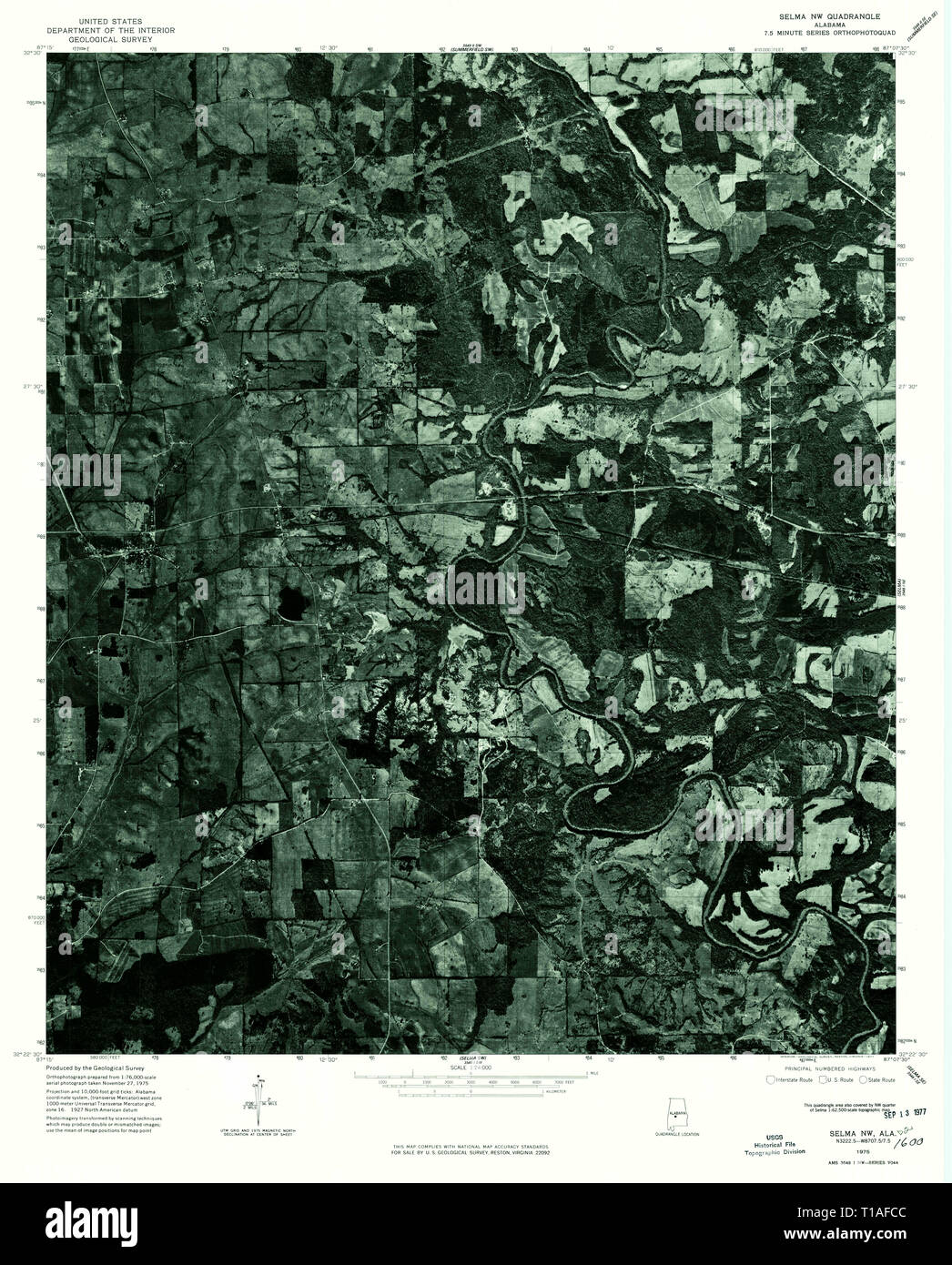 Selma alabama map hi-res stock photography and images - Alamy