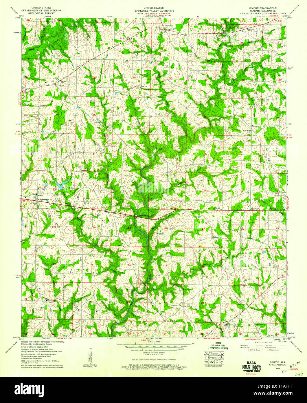 Map of simcoe hi-res stock photography and images - Alamy