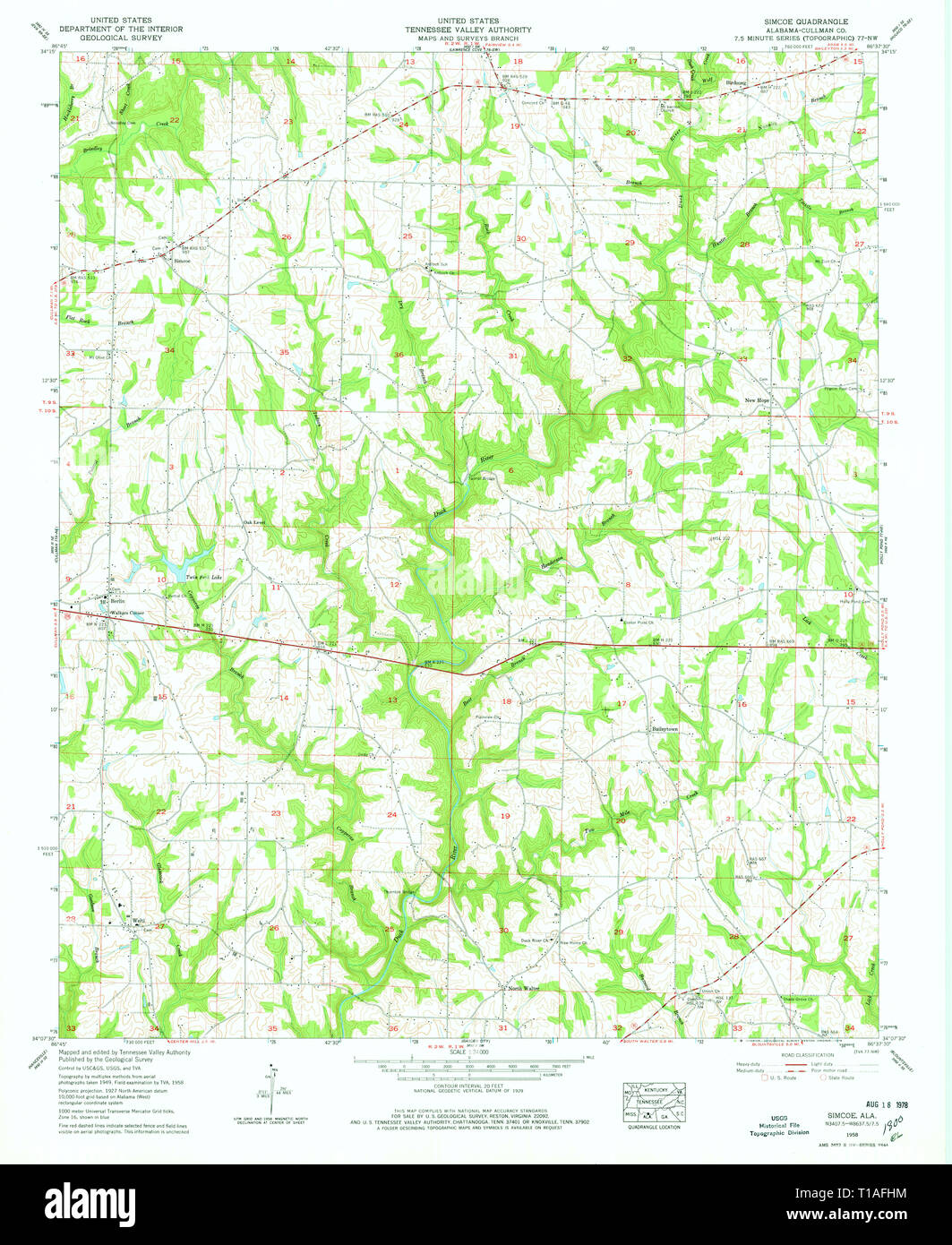 Simcoe map hi-res stock photography and images - Alamy