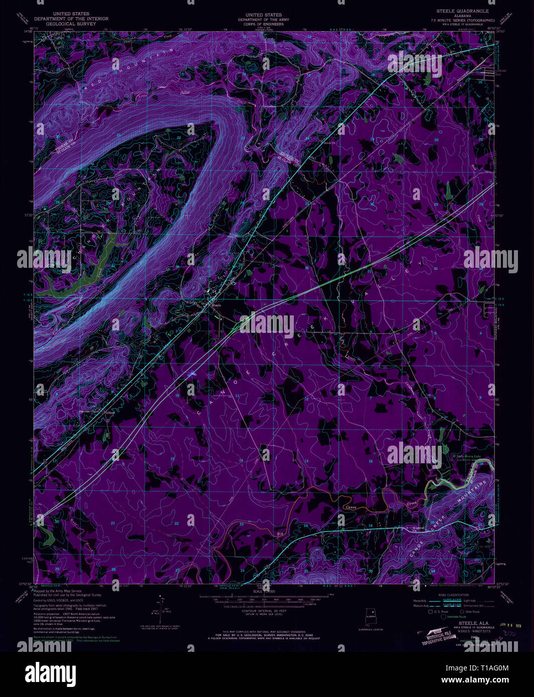 Steele map hi-res stock photography and images - Alamy